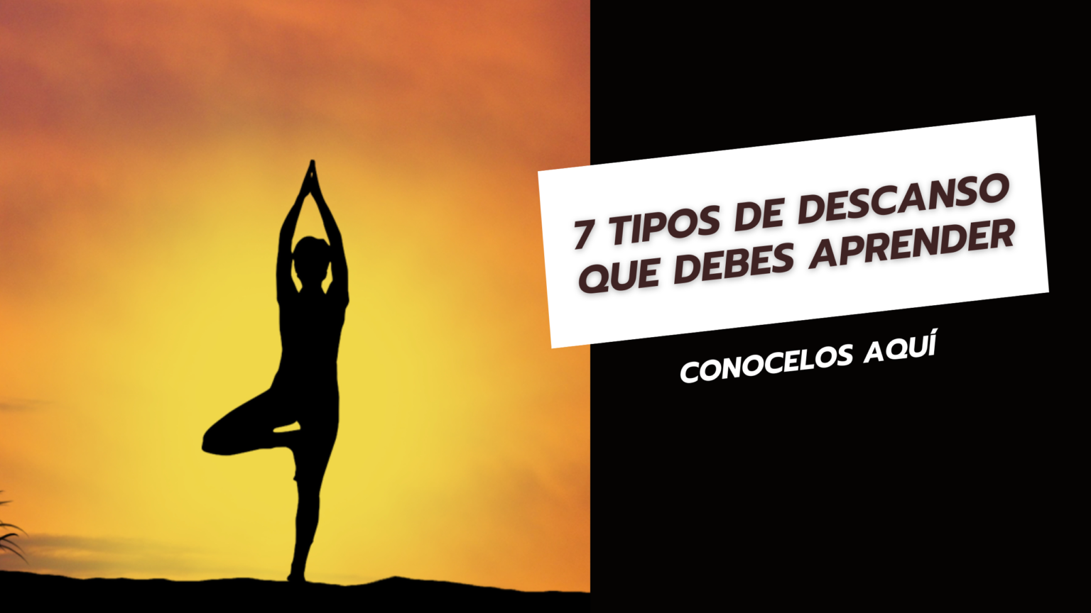 7 Tipos de Descanso que Debes Aprender