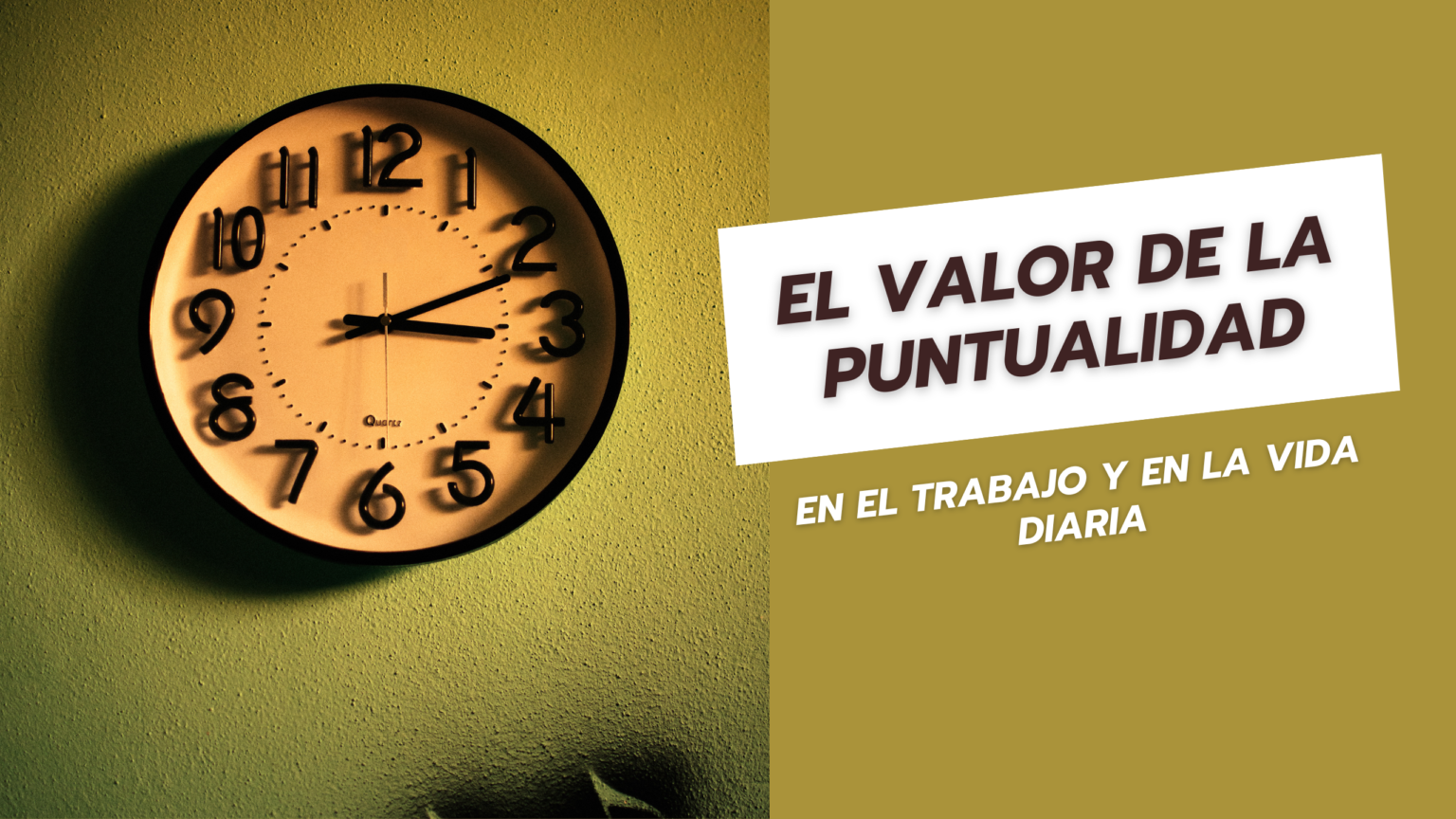 Importancia De La Puntualidad: 12 Beneficios Que – GZRGVU