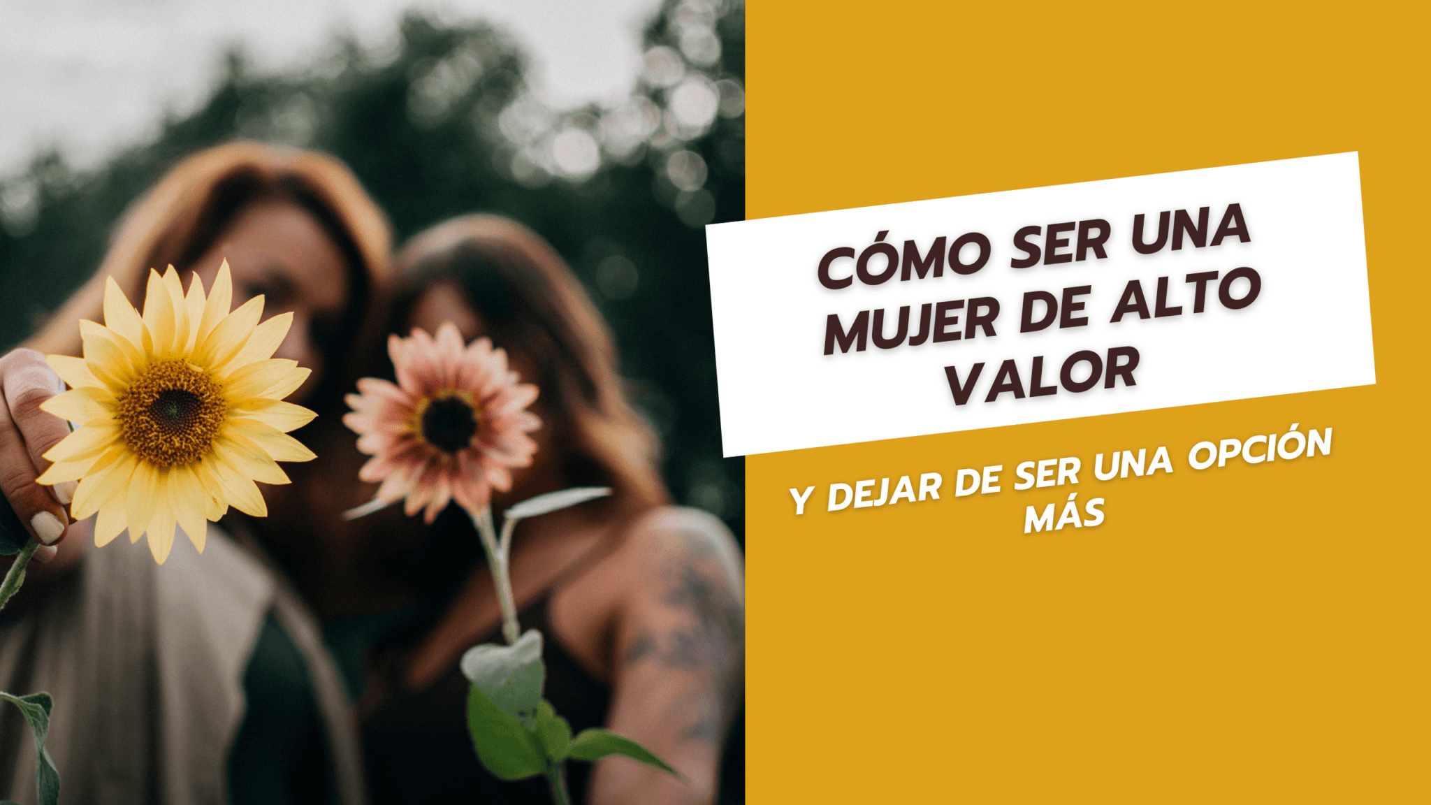 Cómo ser una mujer de alto valor y dejar de rogar por atención